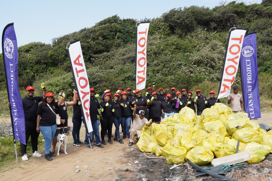 Toyota South Africa Motors Leads Beach Clean-Up Effort in Partnership ...