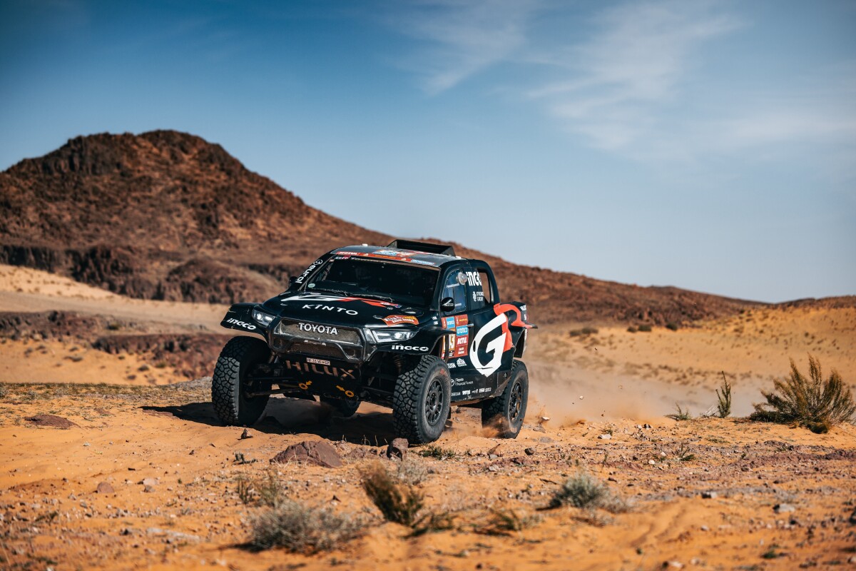 mixed results for toyota gazoo racing on dakar stage 9