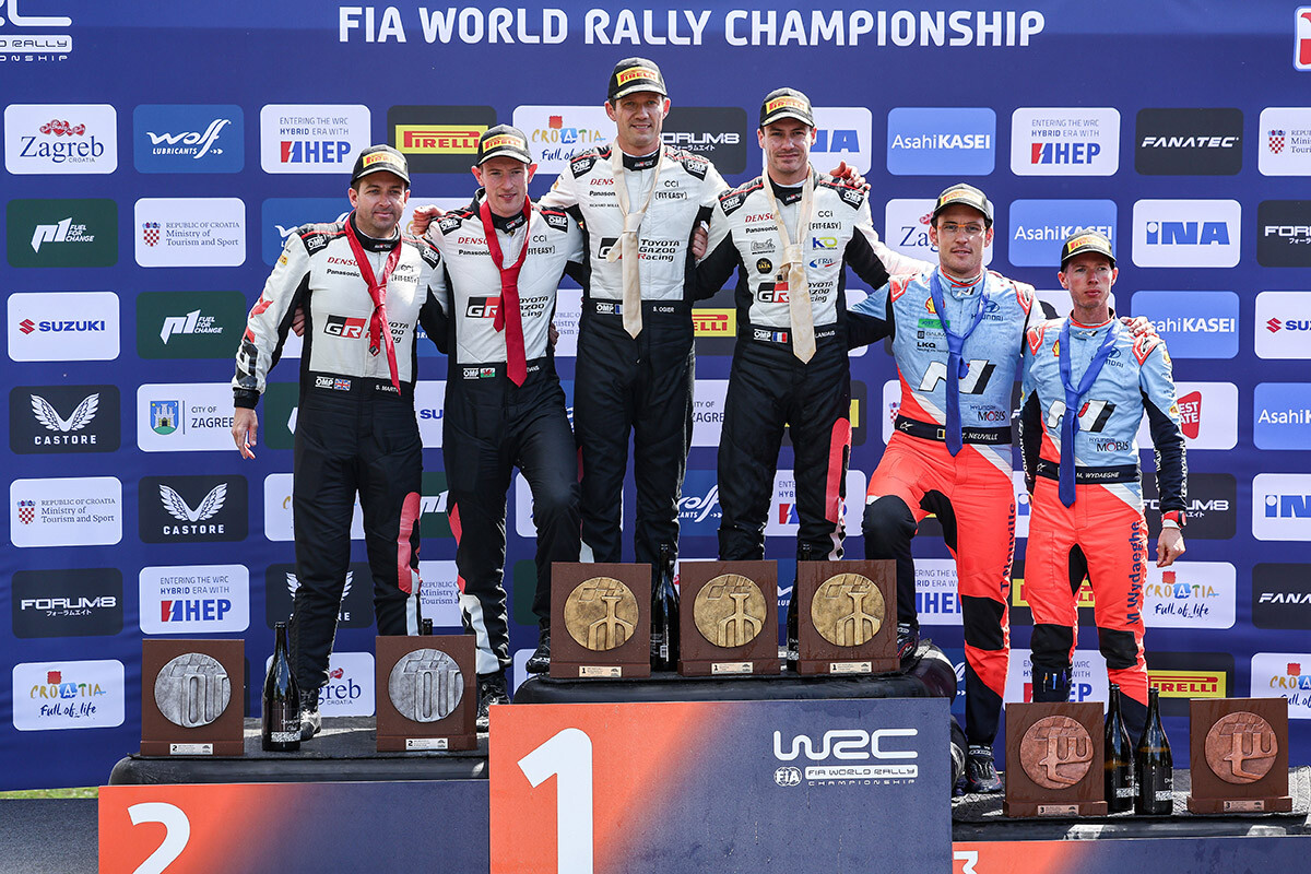 TOYOTA GAZOO Racing takes a one-two in Croatian thriller